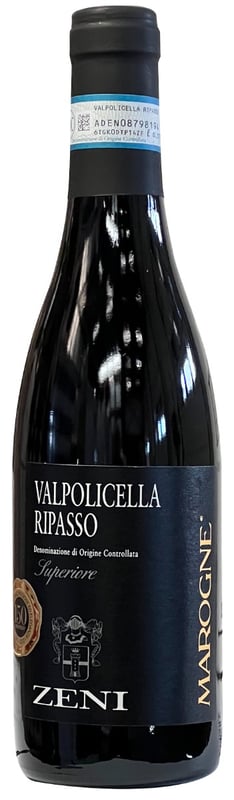 Zeni Marogne Valpolicella Ripasso Superiore 2022- Halvflaske 37,5 cl ...