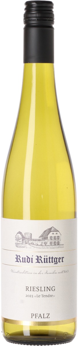 Rudi Rüttger Riesling "Le Tendre" Feinherb Pfalz 2023 | Supervin.dk