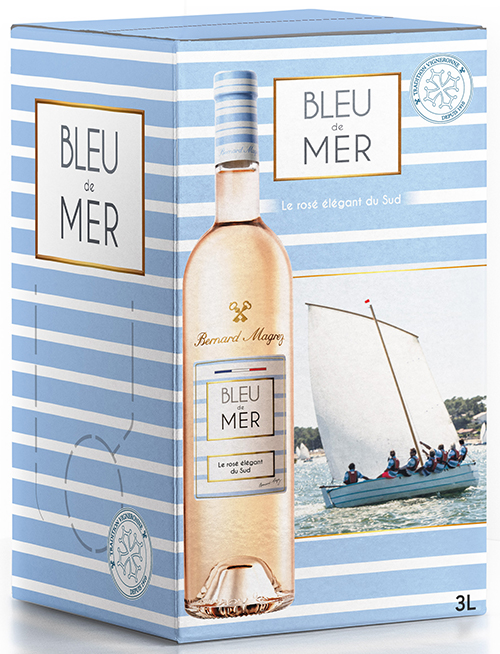 Køb Bernard Magrez Bleu de Mer Rosé 2023 BIB 3,00 ltr. | Supervin