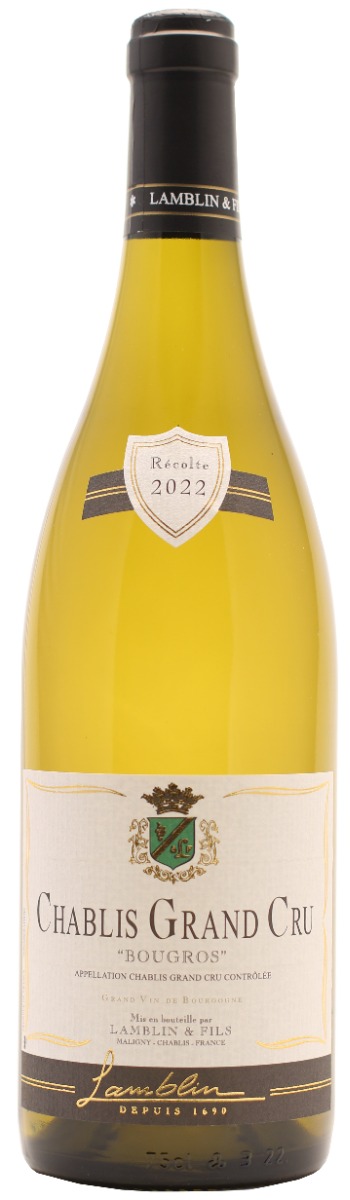 Lamblin & Fils Chablis Grand Cru Bougros 2022 | Supervin.dk