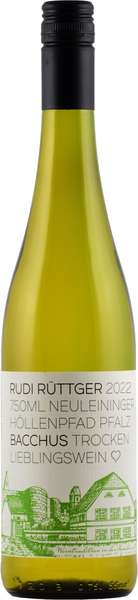 Rudi Rüttger Neuleininger Höllenpfad Bacchus trocken Pfalz 2022 ...
