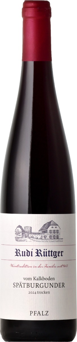 Rudi Rüttger Spätburgunder Vom Kalkboden Pfalz 2024 | Supervin.dk